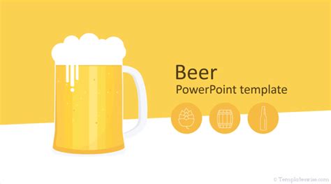Free Beer Art Slides Powerpoint Template DesignHooks