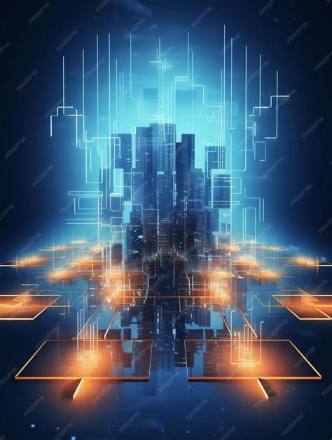 Premium Photo Digital Transformation And Digitalization Technology Concept On Abstract Background