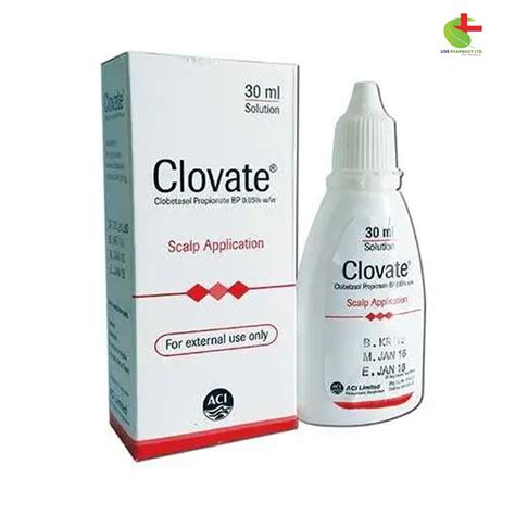 Clovate Scalp Solution Treat Psoriasis And Dermatoses Live Pharmacy