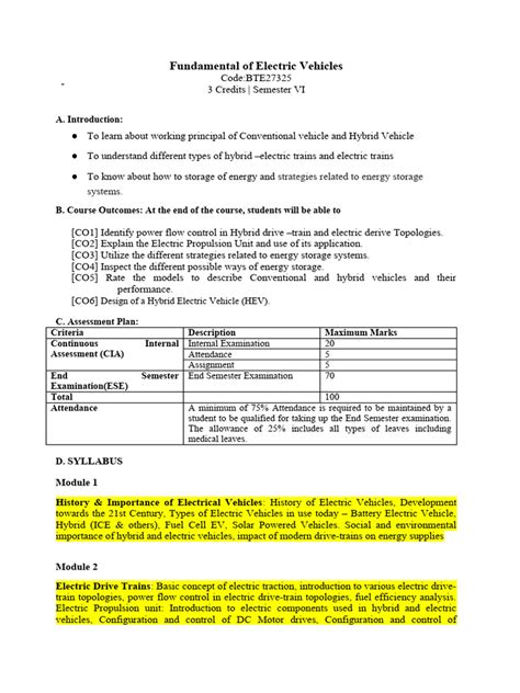 fundamental of electric vehicles pdf electric vehicle hybrid