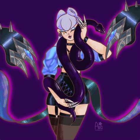 Evelynn And K Da All Out Evelynn League Of Legends Drawn By Peque Tiburon Danbooru