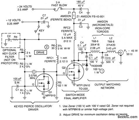 Radio Circuits Blog 80 M Amateur Radio Transmitter