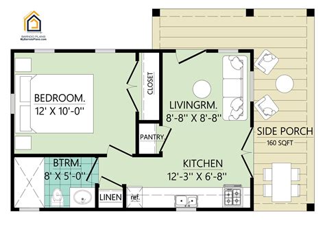 Sidekick Adu Floor Plan And Adu Kit My Barndo Plans All For One