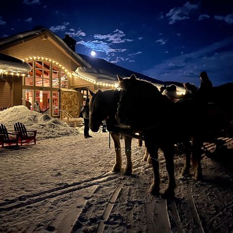 Dinner Sleigh Rides At Haymaker Steamboat Springs Restaurant Reviews