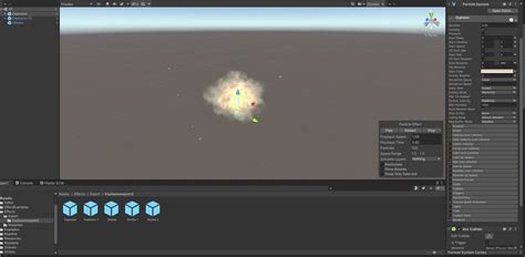 possible to pause particle system for export r unity