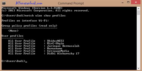 Cara Hack Password Wifi Menggunakan Cmd