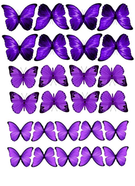 Boho Borboletas Borboleta Roxa Buquê De 50 Borboletas Roxo💜