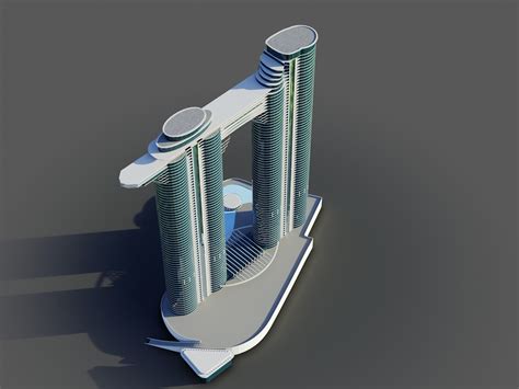Sky View Tower Dubai 3d Model Cgtrader