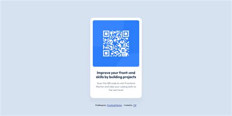 GitHub Mendezpvi Fem Qr Code Component A Perfect First Challenge If You Re New To HTML And