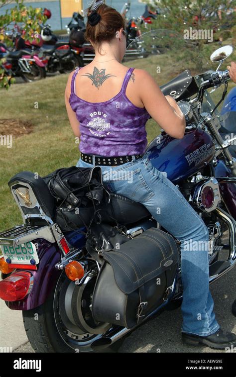 Motorcycle Girls On Harleys
