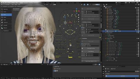 rig daz character in blender to metahuman and export to ue5 4