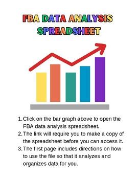 FBA Data Analysis Spreadsheet By Mrs K Teaches SPED TPT
