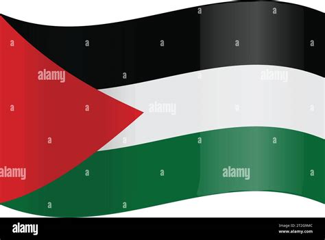 Palestinian Flag Icon Stock Vector Images Alamy
