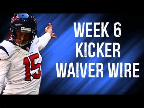 Fantasy Football Week 4 Waiver Wire Kickers Discount