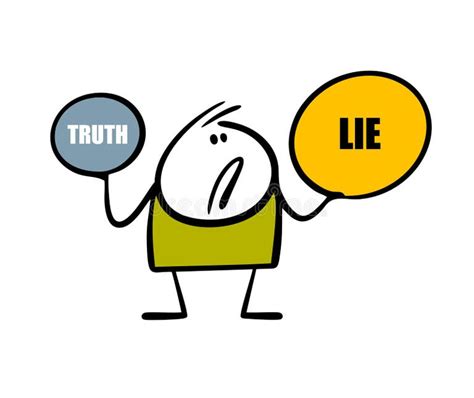 Truth Cartoon Stock Illustrations 1813 Truth Cartoon Stock