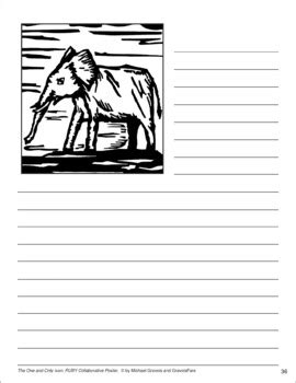 THE ONE AND ONLY IVAN Novel Study Companion Activity Collaborative Poster RUBY