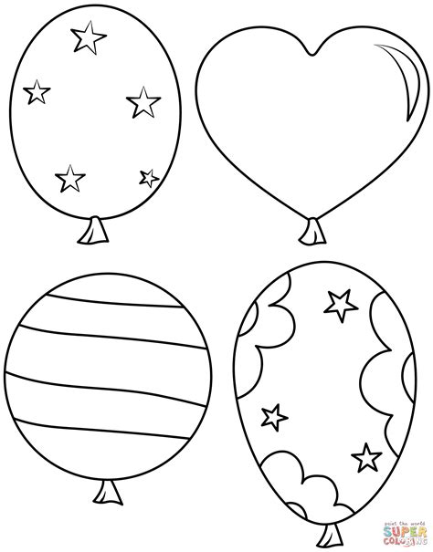 Aprender Acerca 58 Imagen Globos Dibujos Para Colorear Porn Sex Picture
