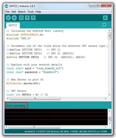 ตัวอย่างโปรเจค Iot Esp8266 หุ่นยนต์ Esp8266 โครงงาน Nodemcu V3 กับ Dht22 แสดงอุณหภูมิและความชื้น