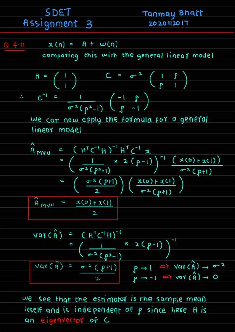 A3 Solutions Solution For Assignment On Signal Estimation Signal