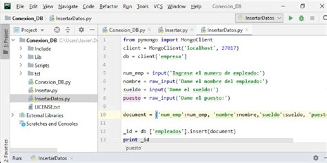 Armando Hdez Leal Insertar Datos Desde Python A Mongodb