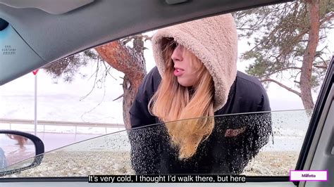 A Village Hitchhiker Girl Pays For His Fare In Kind Twerking Amateur