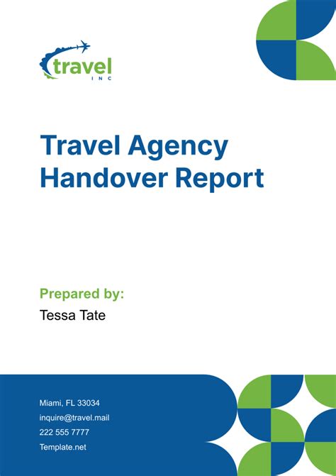 Free Handover Templates To Edit Online And Print