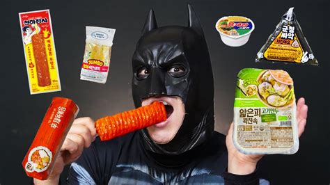 편의점 대표메뉴 이모지 먹방 육개장 컵라면 삼각김밥 샌드위치 핫바 Mukbang Asmr Convenience Store