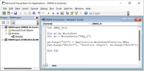DMAX Excel Function Formula Examples How To Use