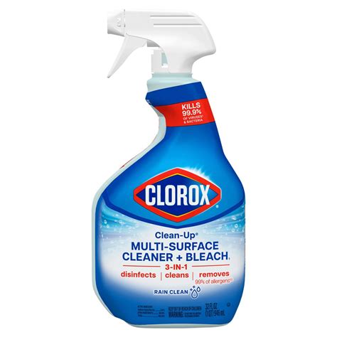 Clorox Clean Up Rain Clean Multi Surface Cleaner Bleach 32 Fl Oz