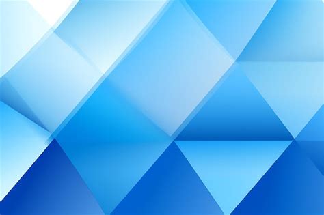 premium vector blue geometric triangle background