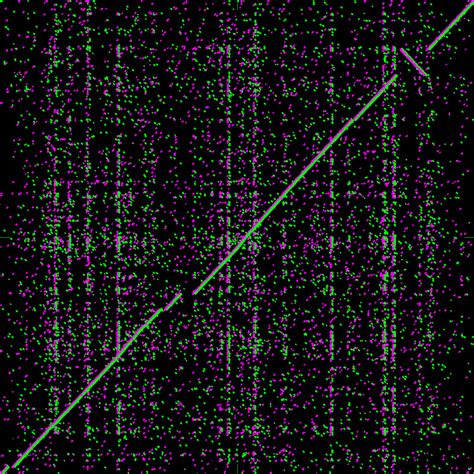 Splice Junction The Visual Genome Browser A Dot Plot Alignment
