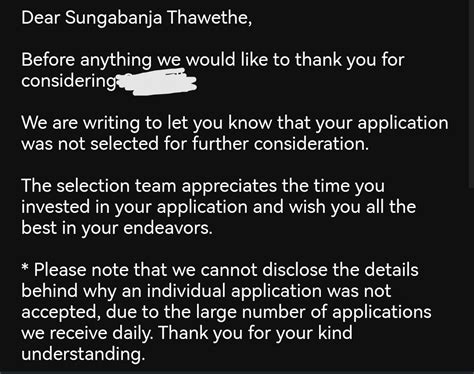 Sunga Thawethe On Linkedin Rejectionisredirection Growthmindset