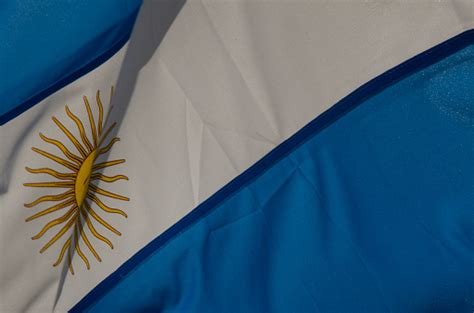 아르헨티나 국가의 하늘색과 흰색 국기 직물의 배경과 질감 0명에 대한 스톡 사진 및 기타 이미지 0명 3차원 형태 개념 Istock