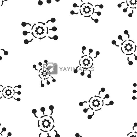 Algorithm Api Software Icon Seamless Pattern Background Business Concept Vector Illustration