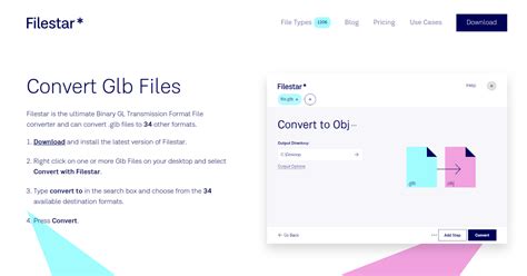 Filestar Universal Glb Converter