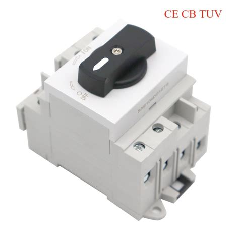 Moreday Manufacturer 16a 20a 4p 40a Isolator Switch Solar Dc Outdoor Single Break Switch Dc