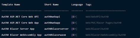 Introduction Of Auth0 Templates For Net Infoq