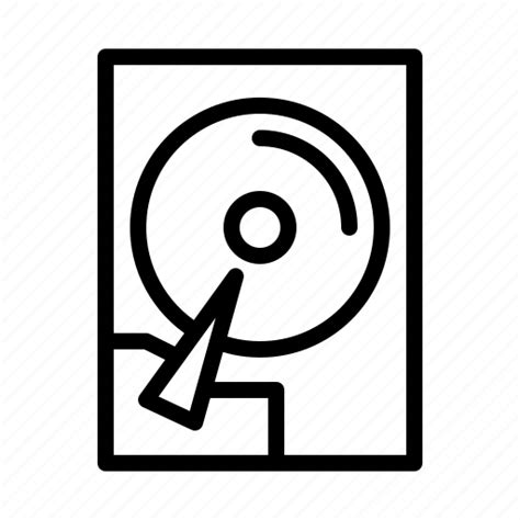 Hardisk Hardware Storage Computer Hard Disk Icon Download On Iconfinder