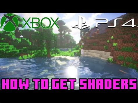 HOW TO GET SHADERS FOR MINECRAFT PS XBOX PS YouTube