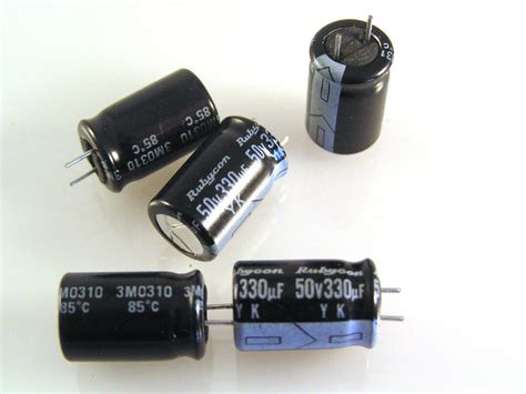 Rubycon Yk Electrolytic Capacitors 330uf 50v 5 Pieces Ol0128b Rich