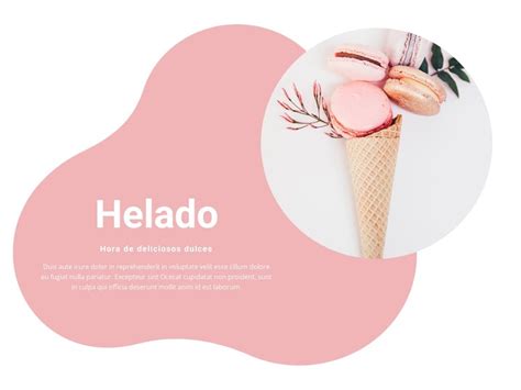 Helado De Frutas Plantilla Css Por Nicepage