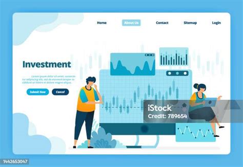 투자의 방문 페이지 통화 및 상품 의 무역과 현대 투자 옵션에 대한 외환 방문 페이지 웹 사이트 모바일 앱 포스터 전단지의
