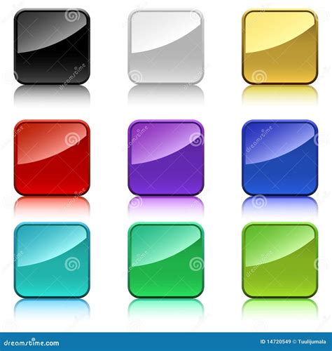 color square buttons royalty free stock images image 14720549