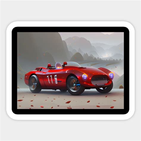 Rush Red Barchetta Rush Band Sticker Teepublic