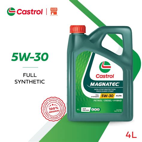 Castrol Magnatec 5w 30 4l Minyak Enjin Sintetik Penuh Api Sp Acea A3