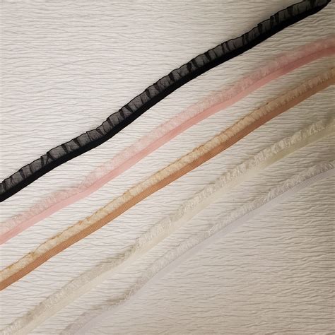 Trim Sheer Ruffle Elegant Fabrics