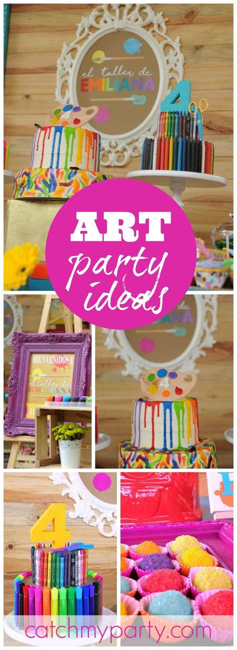 Art Themed Party Ideas At Angelina Otto Blog