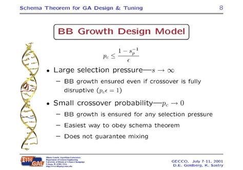 A Practical Schema Theorem For Genetic Algorithm Design And Tuning