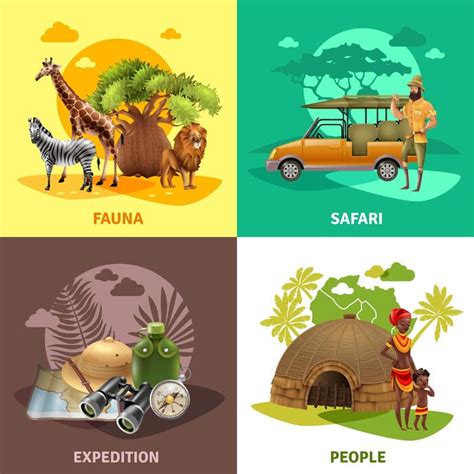 African Safari Vector Art Icons And Graphics For Free Download