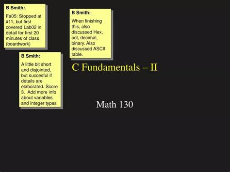 Ppt C Fundamentals Ii Powerpoint Presentation Free Download Id5813164